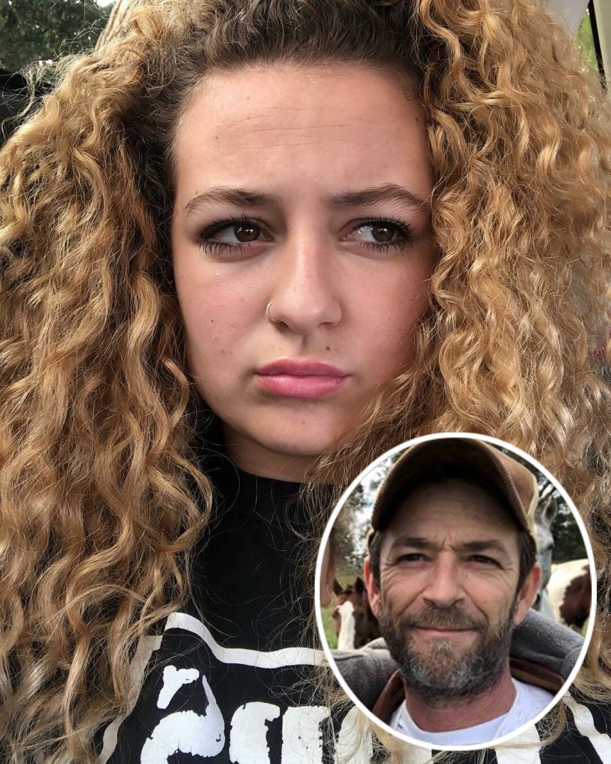 Luke Perry's Daughter Responds To Criticism Over Her 'Grieving Process ...
