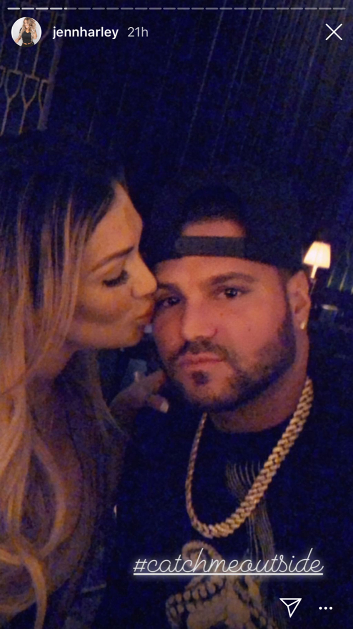 Back On?? Ronnie Ortiz-Magro Gets Kiss From Jen Harley During Night Out ...