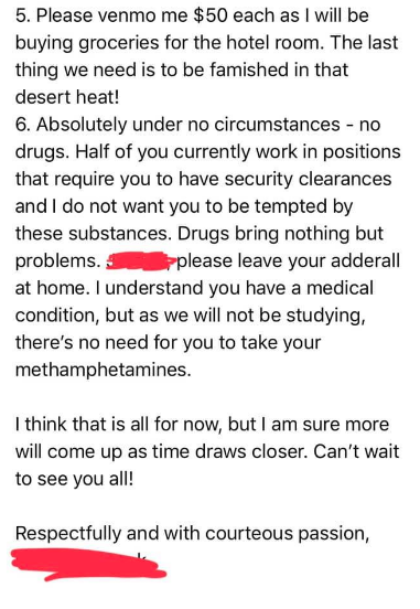 This Wild List Of Demands From A Bachelorette Party Guest Will Have You ...