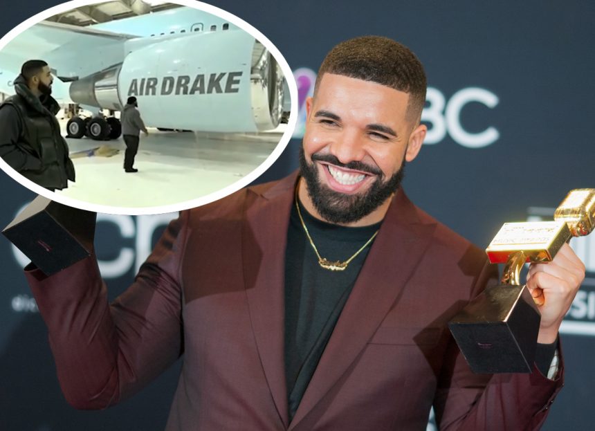Drake's Ridiculous Private Jet Was FREE?!? - Perez Hilton
