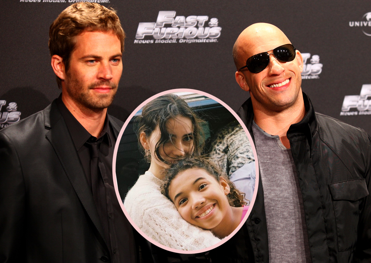 Paul Walker & Vin Diesel's Daughters Pose For Adorable Reunion Photo ...
