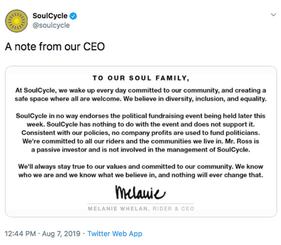 Celebs SLAM Equinox & SoulCycle After Owner Plans Fundraiser For Donald ...