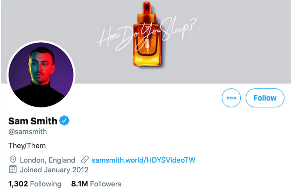 Sam Smith Changes Pronouns To 'They/Them' Months After Coming Out As ...
