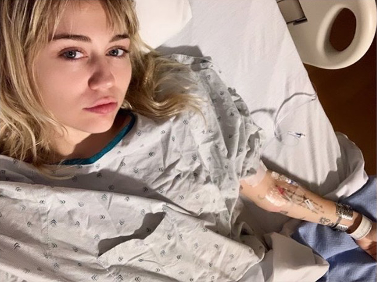 Miley Cyrus Is In The Hospital! - Perez Hilton