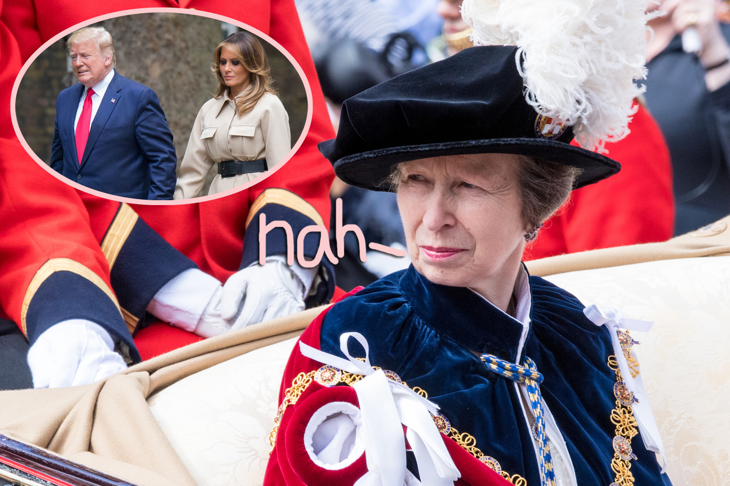 Princess Anne Shrugging At The Queen & Donald Trump Is A YUGE Mood ...