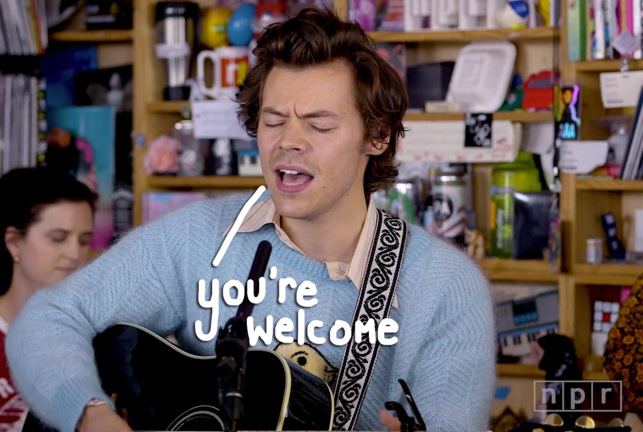 Harry Styles Will Ease Your Coronavirus Anxiety With His Tiny Desk ...