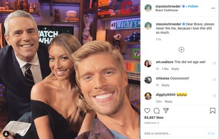 Stassi Schroeder Jokingly Posted Message Asking Bravo To 'Please Never ...