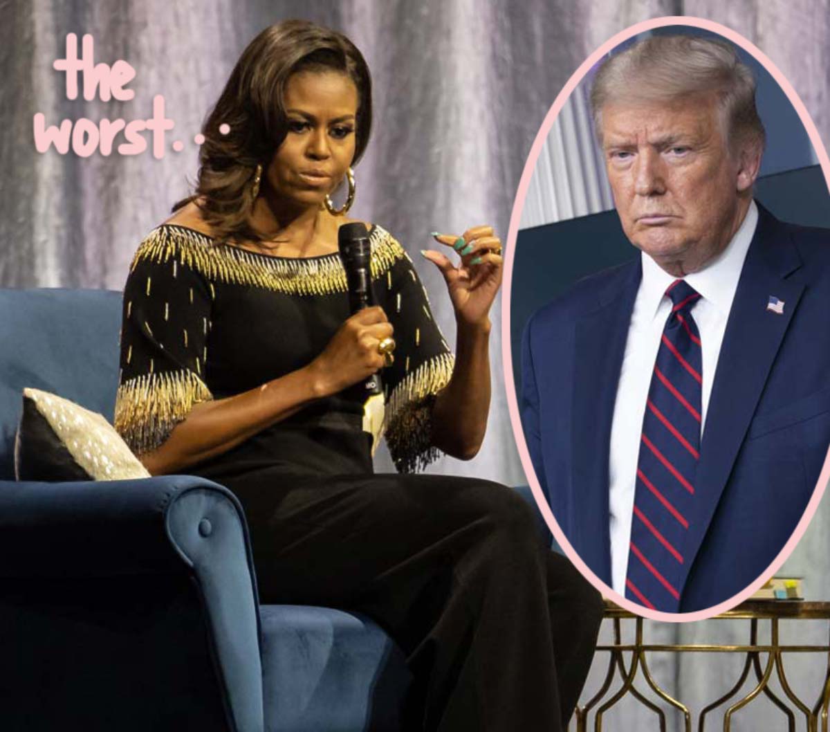 Michelle Obama Partially Blames Donald Trump For Her 'Low-Grade ...
