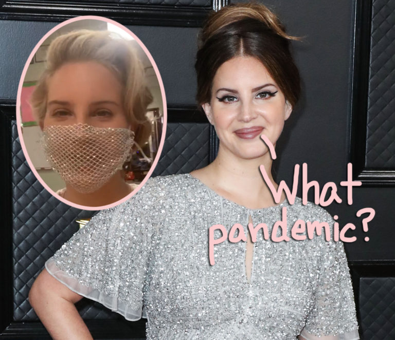 Lana Del Rey Slammed For Wearing A Mesh Face Mask During Fan Meet ...