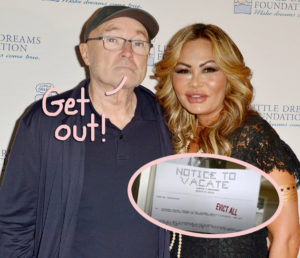 Phil Collins Splits From Ex-Wife AGAIN, Reportedly Evicting Her After ...