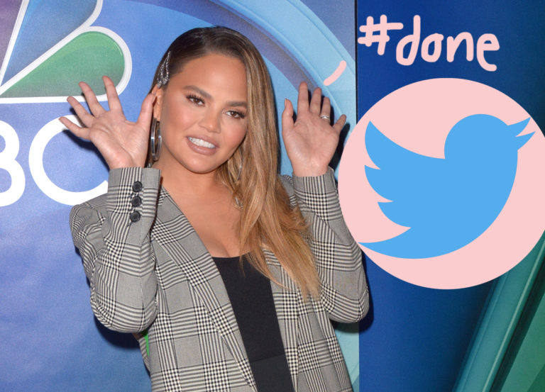 Chrissy Teigen QUITS Twitter! See Her Emotional Final Tweets! - Perez ...
