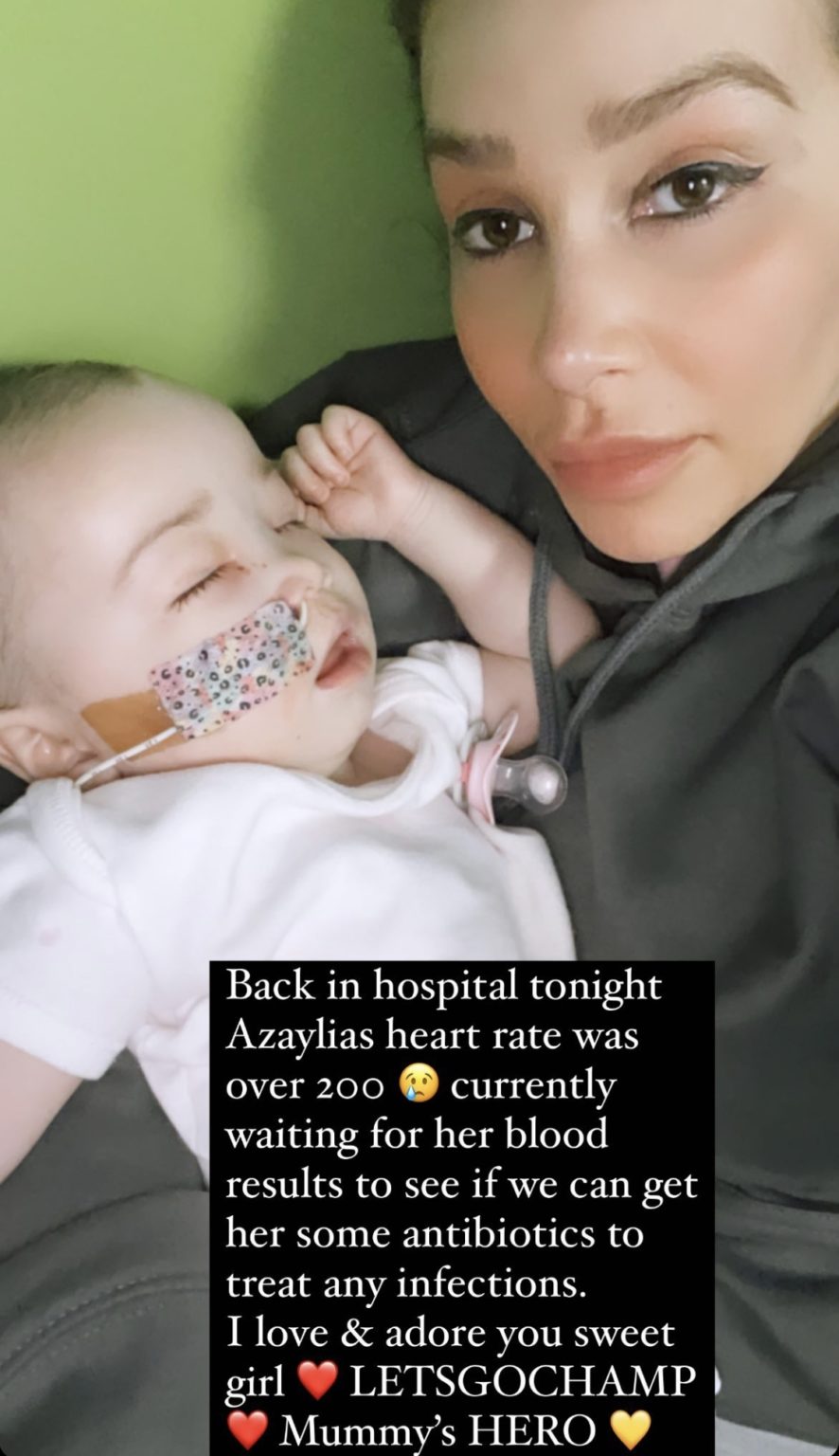 Ashley Cain’s Daughter Azaylia Rushed To Hospital Again Shortly After ...