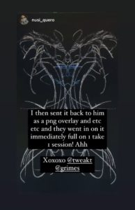 Grimes Unveils New ‘Beautiful Alien Scars’ Back Tattoo! - Perez Hilton