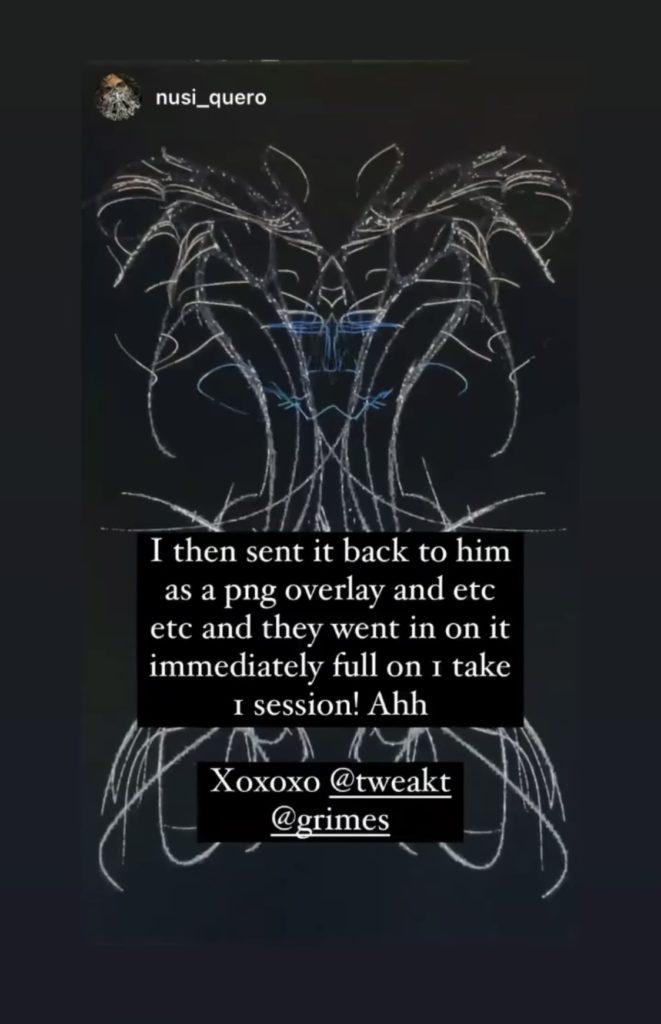 Grimes Unveils New ‘Beautiful Alien Scars’ Back Tattoo! - Perez Hilton