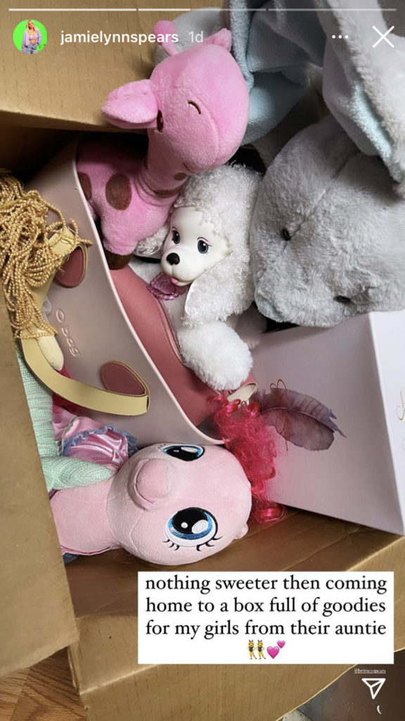 No Drama?? Jamie Lynn Spears Gushes Over 'A Box Full Of Goodies' Sent ...