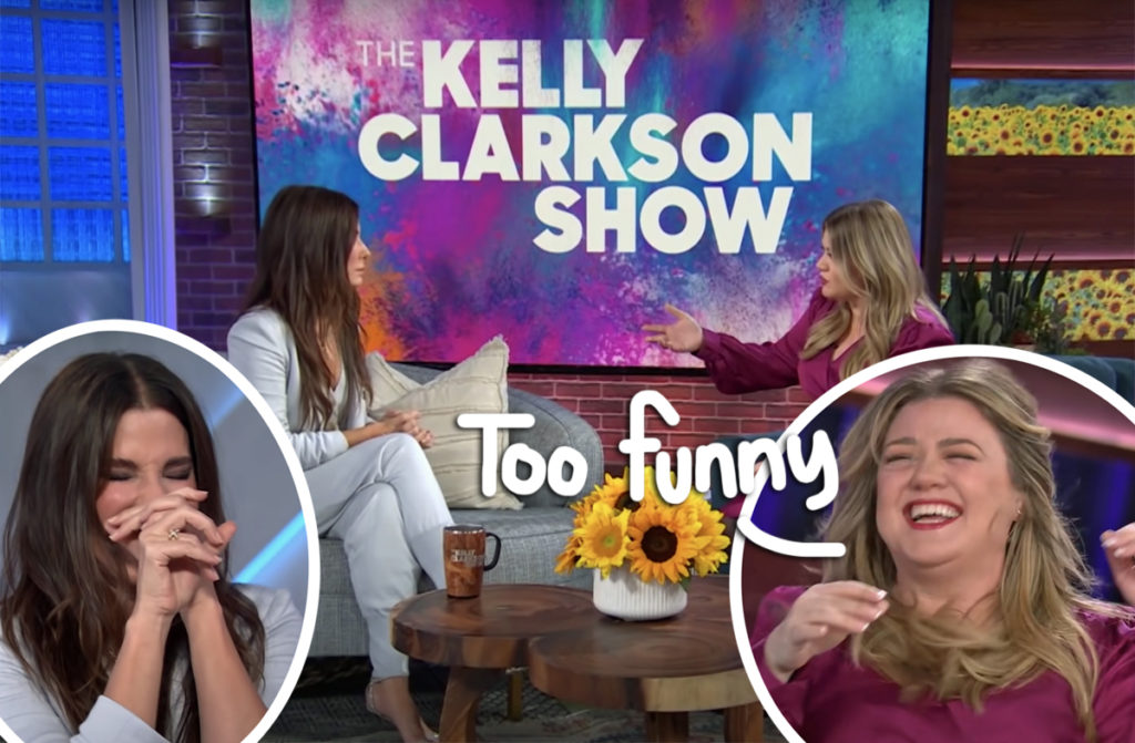 Sandra Bullock's Interview With Kelly Clarkson Goes OFF THE RAILS ...