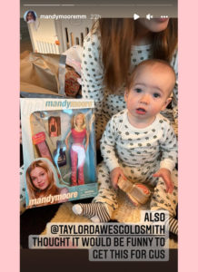 Mandy Moore's Husband Gave Their Son A Mandy Moore Barbie Doll For ...