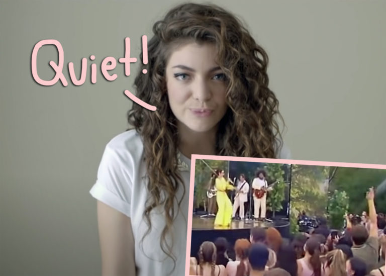 Lorde FINALLY Explains Her Aggressive SHUSHHHING During Concerts After ...