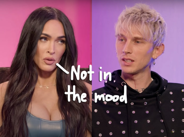 Megan Fox REFUSES Machine Gun Kelly PDA In Icy Red Carpet Video - Look ...