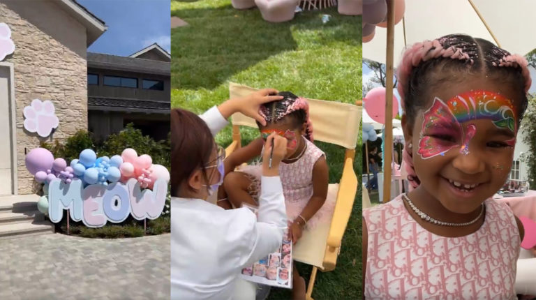 True Thompson Turns 4 In Style With Wonderful Birthday Bash - But North ...