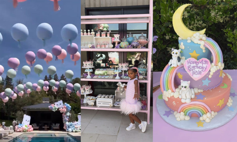 True Thompson Turns 4 In Style With Wonderful Birthday Bash - But North ...