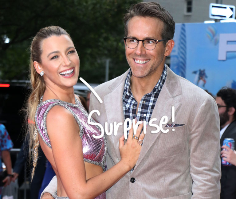 Blake Lively Is Pregnant With Her & Ryan Reynolds' Fourth Child! Check Out The Bump! - Perez Hilton