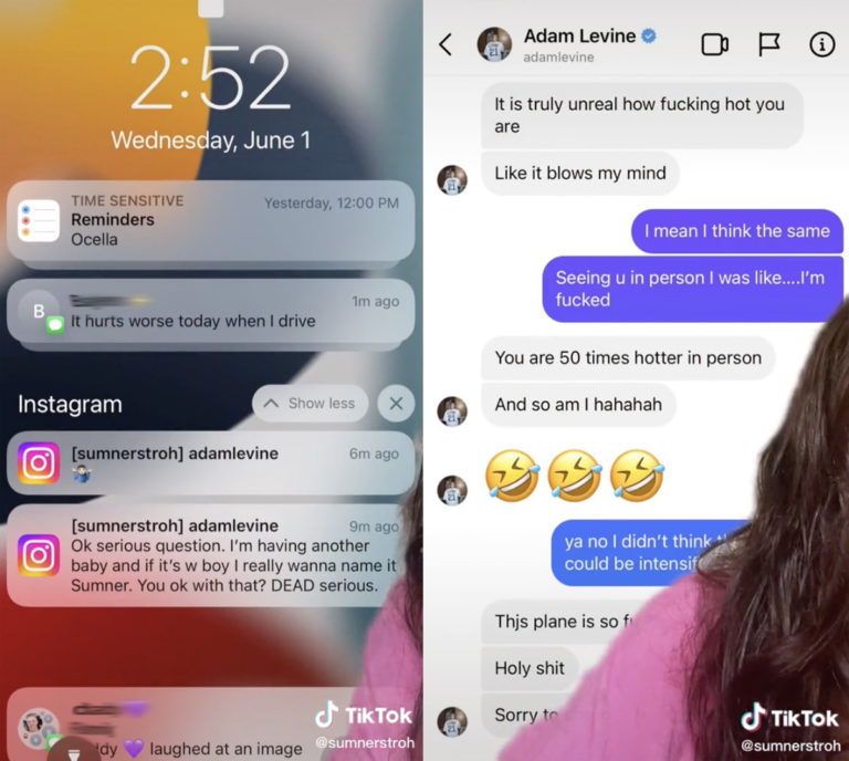 Adam Levine Accused Of Cheating On His Wife With Instagram Model - And ...