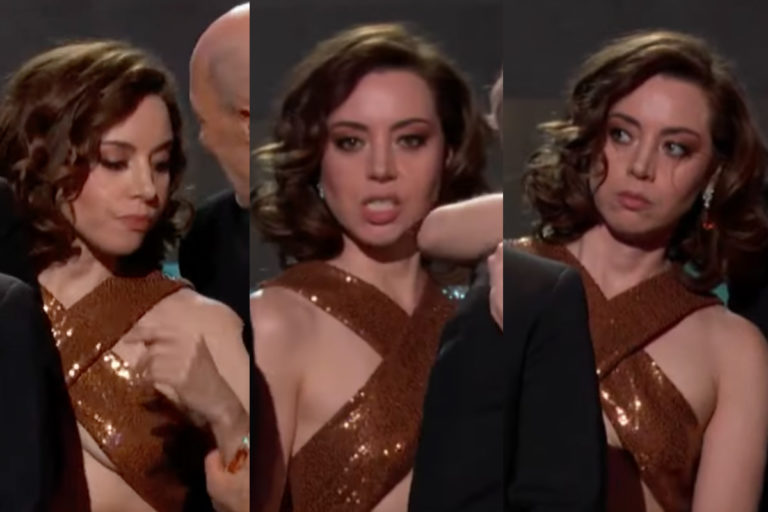 Aubrey Plaza's Viral Annoyed Face At The SAG Awards Explained! - Perez ...