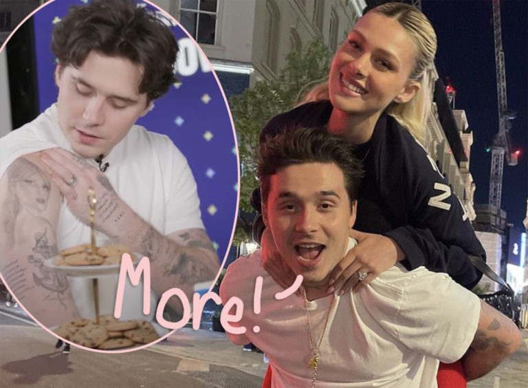 Brooklyn Beckham Debuts MASSIVE New Shoulder Tat Honoring Wife Nicola ...