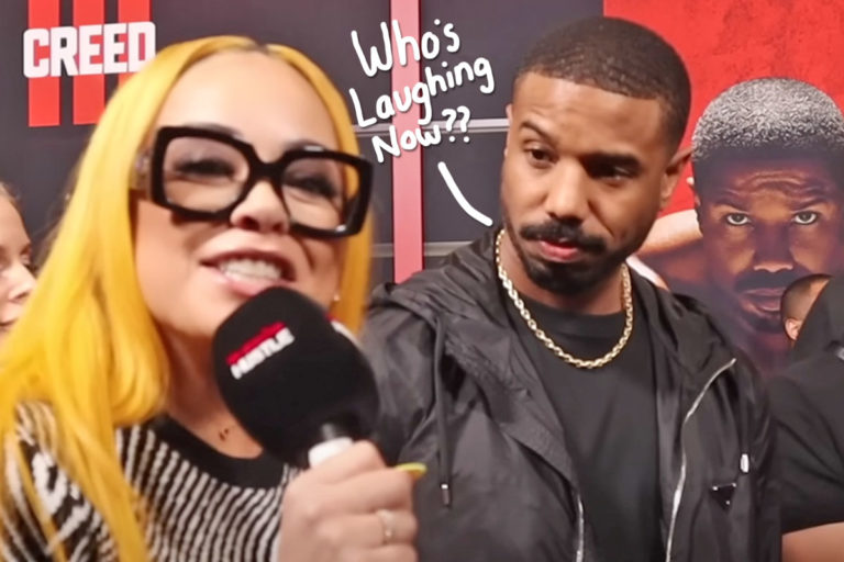 Michael B. Jordan Calls Out Reporter On Red Carpet - Because She Used ...