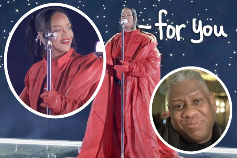 The REAL Meaning Behind Rihanna's Super Bowl Look! - Perez Hilton