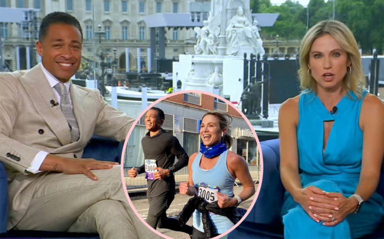 Amy Robach & TJ Holmes Run The NYC Marathon Together Amid Their Romance ...