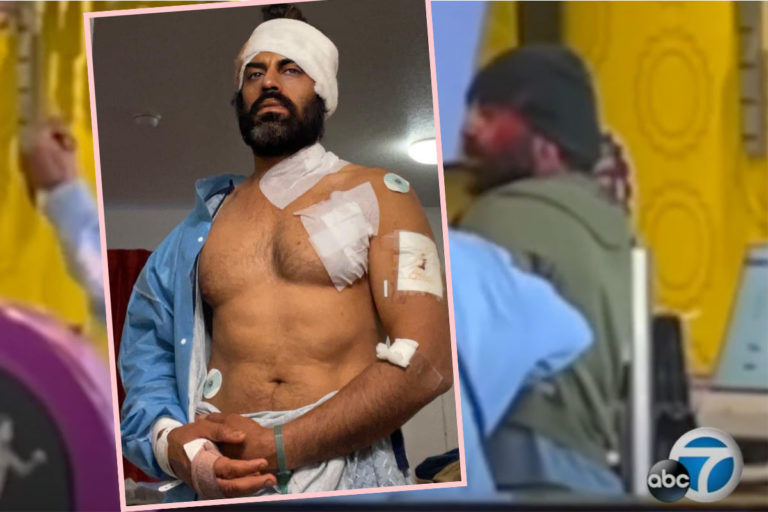 Caught On Video Punjabi Actor Aman Dhaliwal Attacked With Hatchet At