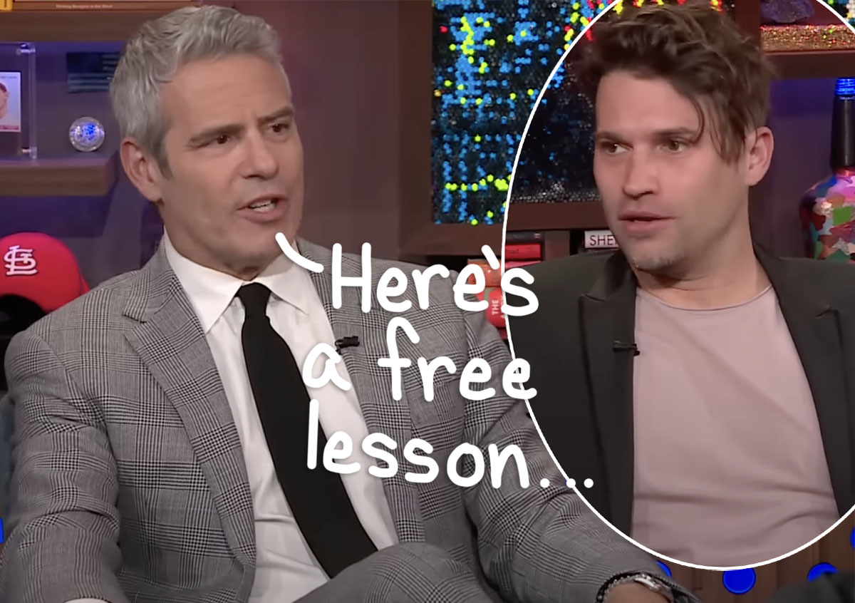 Andy Cohen Gave Tom Schwartz PR Advice After That Disastrous WWHL ...