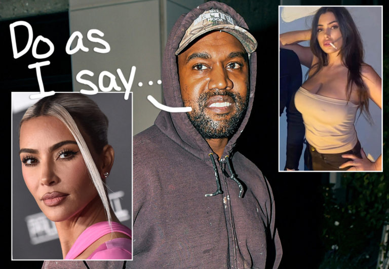 Kanye Wests Wife Goes Nude For Yeezy After He Blasted Kim Kardashian For Wearing Revealing