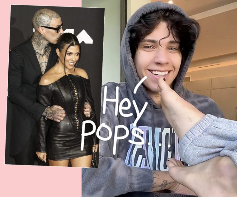 Landon Barker Is Into Feet - Just Like His Dad Travis Barker! - Perez ...