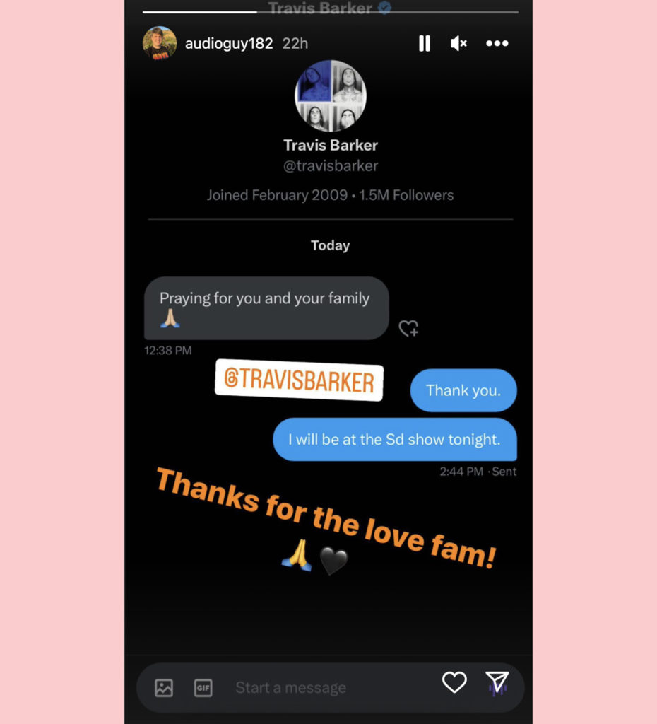 Titanic Sub: Victim's Stepson Shared Alleged DM From Travis Barker Same ...