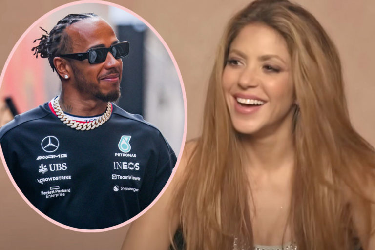 Shakira Reignites Romance Rumors With Formula One Driver Lewis Hamilton ...