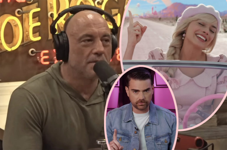 Surprise! Joe Rogan Is Defending Barbie From Man-Baby Haters! - Perez ...