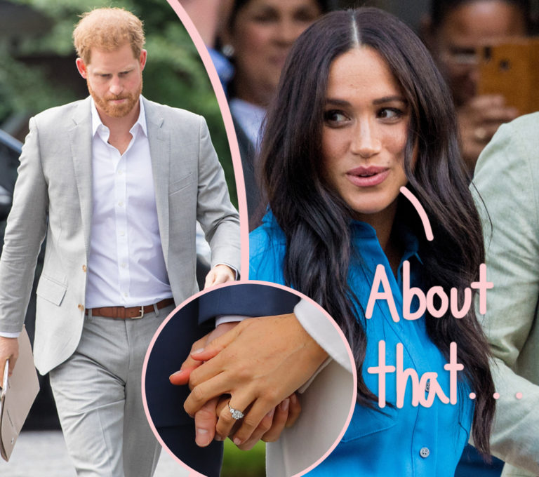 The Reason Meghan Markle Hasn’t Been Wearing Her Engagement Ring From Prince Harry! - Perez Hilton