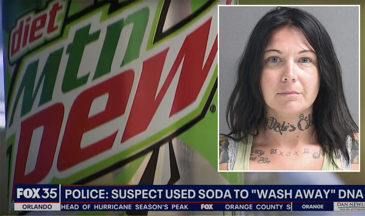 Murder Suspect Allegedly Tries To Wash Away DNA Evidence With Diet Mountain Dew After Death Of ...