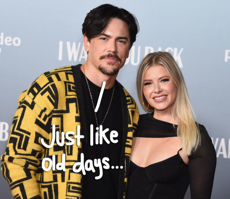 Ariana Madix & Tom Sandoval Actually SMILING Together While Filming VPR - LOOK! - Perez Hilton