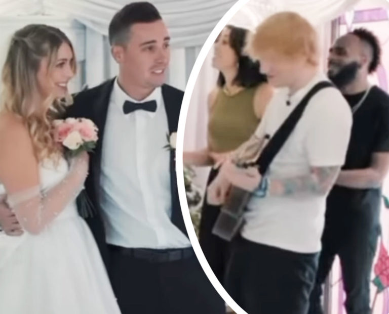 Ed Sheeran Left Couple DUMBFOUNDED After Crashing Wedding To Play His New Music! - Perez Hilton