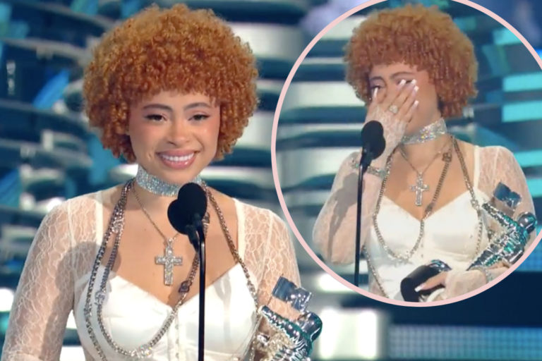 Ice Spice BARELY Holds Back Tears As She's Crowned 2023 VMAs' Best New ...