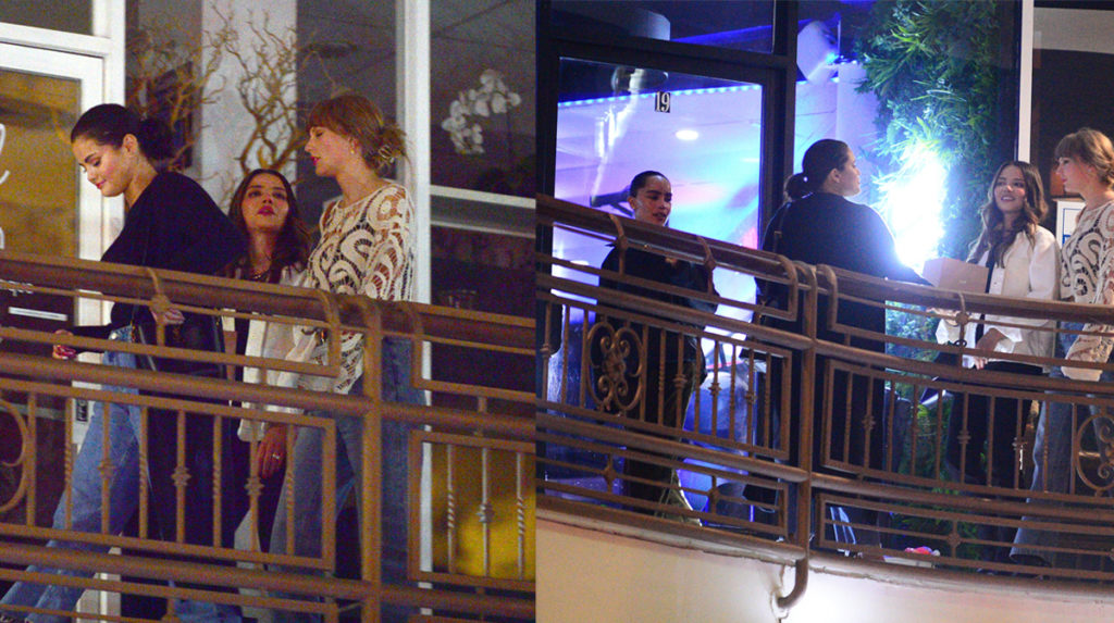 Taylor Swift Selena Gomez And Zoë Kravitz Enjoy Girls Night Out Look Perez Hilton