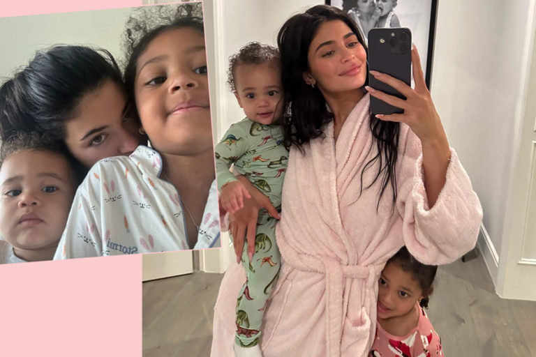 Kylie Jenner Gets Festive With Stormi & Aire On Cute Pumpkin Patch ...
