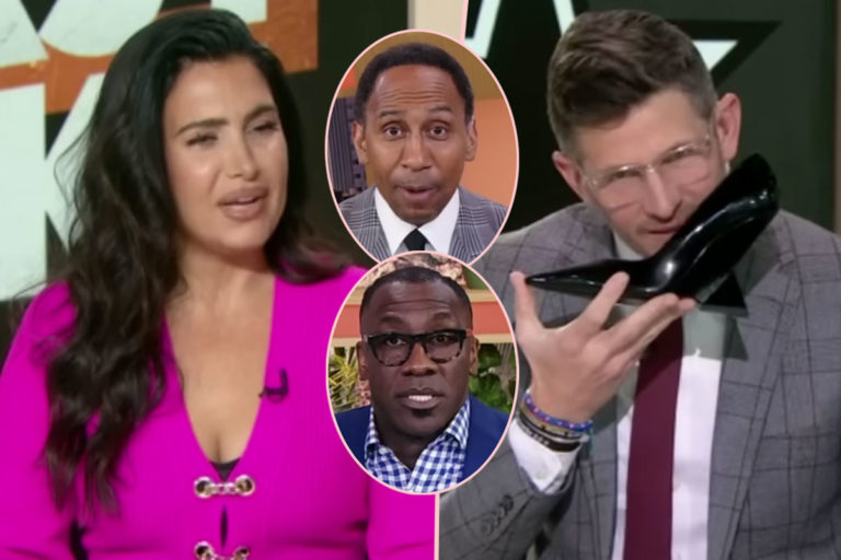 ESPN Analyst Sniffs Molly Qerim's Shoe On Live TV! WTF?!? - Perez Hilton