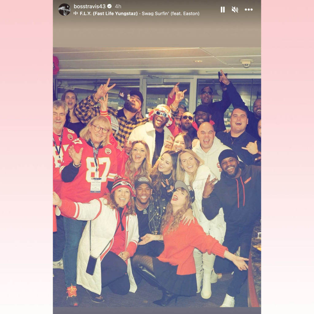 Taylor Swift Celebrates Travis Kelce’s Chiefs Win With His Family In ...