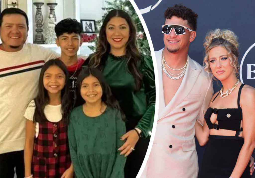 Patrick & Brittany Mahomes Visit Child Victims Of Kansas City Parade ...