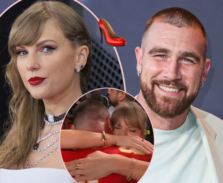Taylor Swift's Super Bowl Shoes Hid A Secret Tribute To Travis Kelce! - Perez Hilton